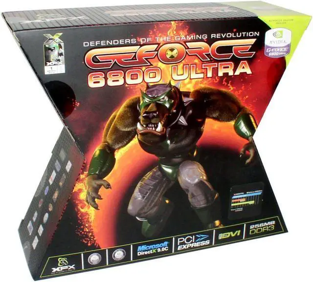 XFX GeForce 6800Ultra Graphics Card PVT45FUD - Newegg.com