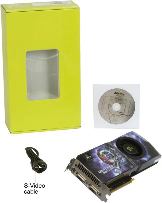 Refurbished: XFX GeForce 9800 GTX Graphics Card PVT98FYDF - Newegg.com