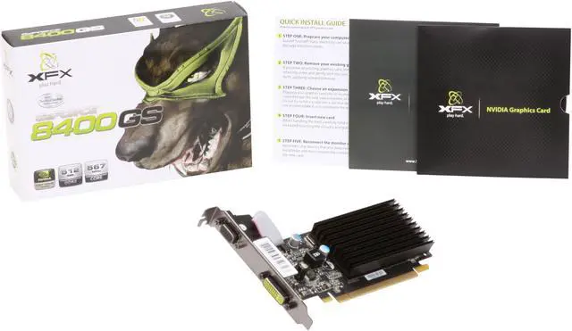 XFX GeForce 8400 GS Graphics Card PVT86SYHLG - Newegg.com