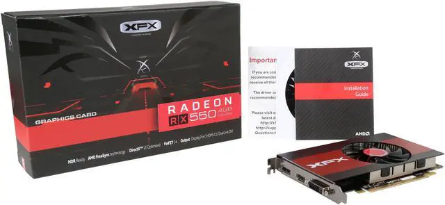 XFX Radeon RX 550 Graphics Card RX-550P4TFG5 - Newegg.com