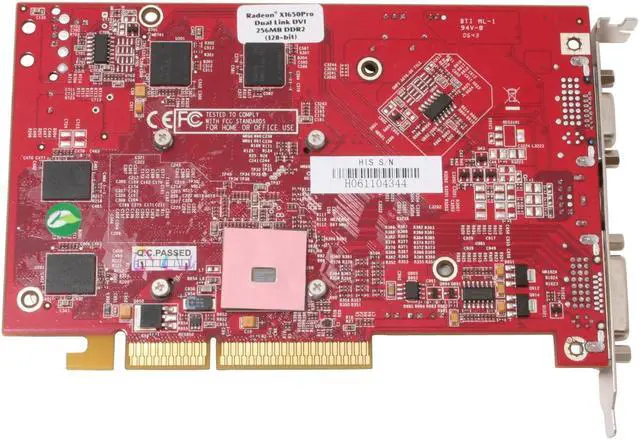 HIS Radeon X1650PRO Graphics Card H165PRF256AN-R - Newegg.com