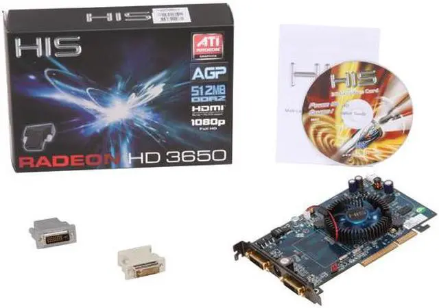 HIS Radeon HD 3650 Graphics Card H365F512ANP - Newegg.com