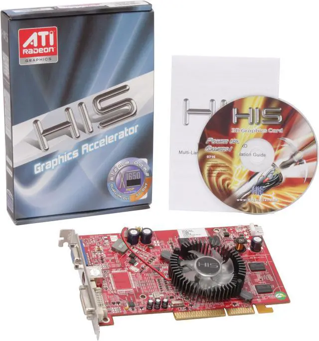 HIS Radeon X1650 Graphics Card H165F512AS - Newegg.com