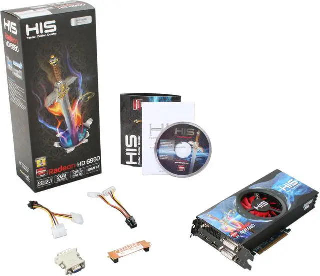 HIS Radeon HD 6950 Graphics Card H695FN2G2M - Newegg.com