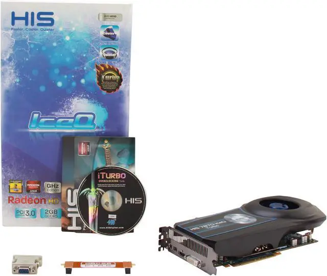 HIS IceQ Turbo Radeon HD 7870 GHz Edition Graphics Card H787QT2G2M ...