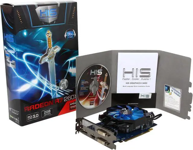 HIS iCooler Radeon R7 260X Graphics Card H260XFN2GD - Newegg.com