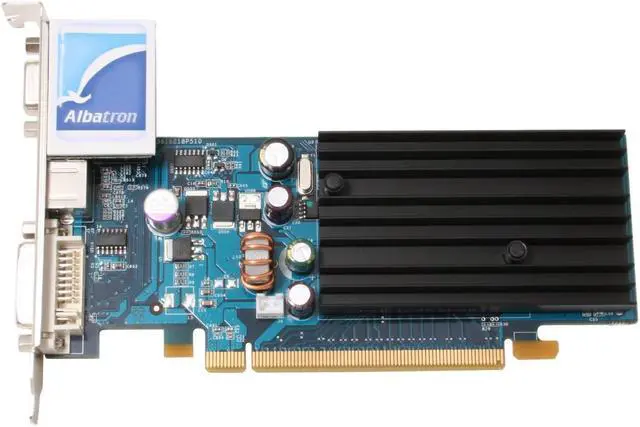 Albatron 7100GSLP GeForce 7100GS Supporting 512MB(128MB on Board) 64 ...