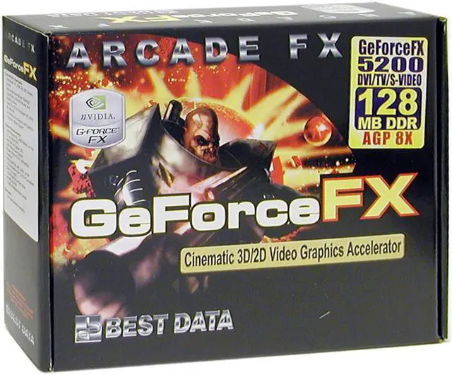 Arcade FX GeForce FX 5200 Graphics Card GF5200FX128 - Newegg.com