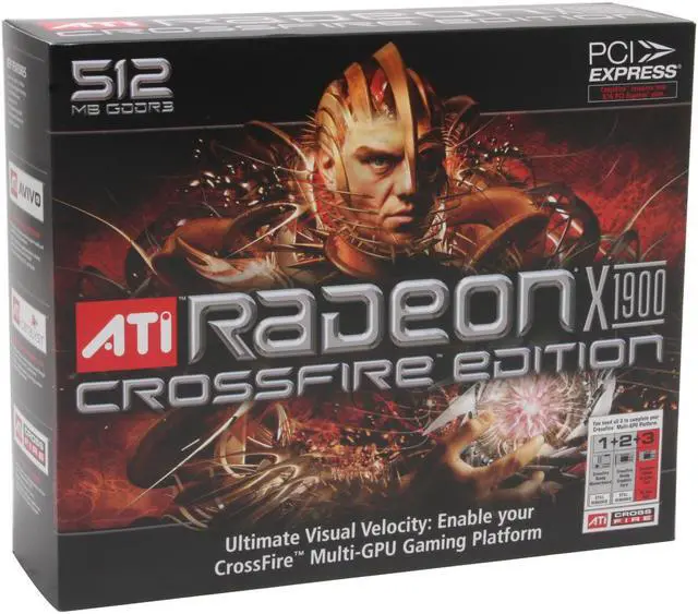 ATI 100-435721 Radeon X1900 CrossFire Edition 512MB 256-bit GDDR3 PCI ...