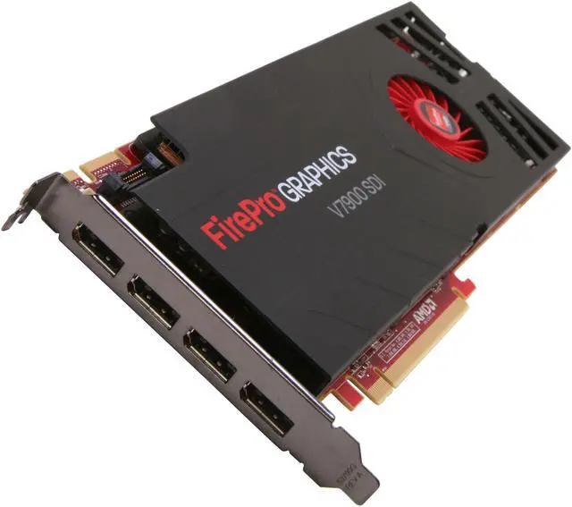 AMD FirePro V7900 SDI 100-505846 2GB 256-bit GDDR5 PCI Express 2.1 x16 ...
