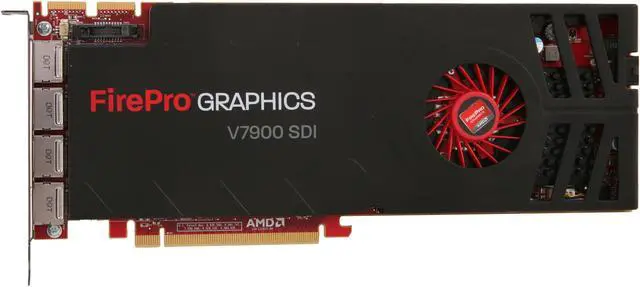 AMD FirePro V7900 SDI 100-505846 2GB 256-bit GDDR5 PCI Express 2.1 x16 ...