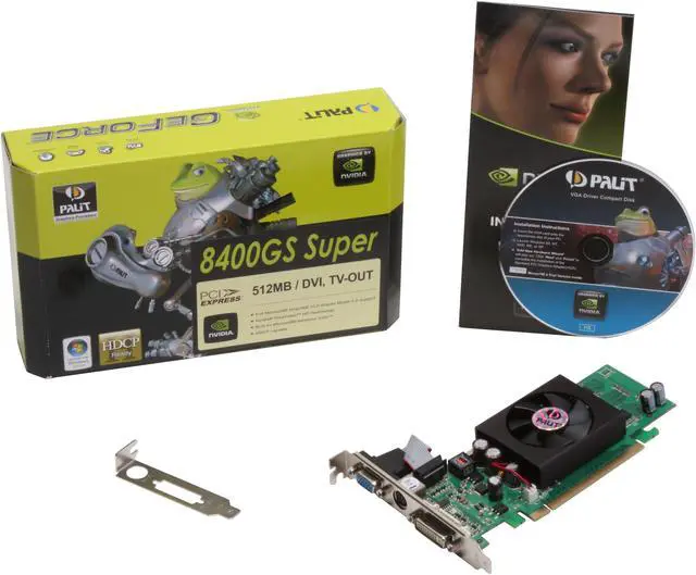 Palit GeForce 8400 GS Graphics Card NE+8400S+TD56 - Newegg.com