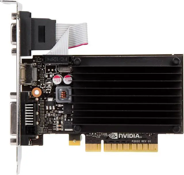 Refurbished: EVGA GeForce GT 730 02G-P3-1733-RX 2GB GDDR3 64-bit DVI ...