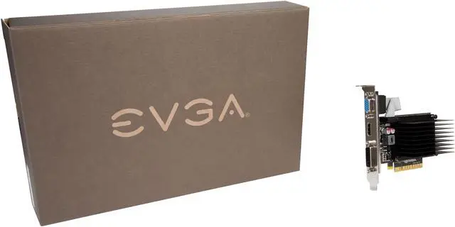 Refurbished: EVGA GeForce GT 730 02G-P3-1733-RX 2GB GDDR3 64-bit DVI/HMDI/VGA Low Profile ...