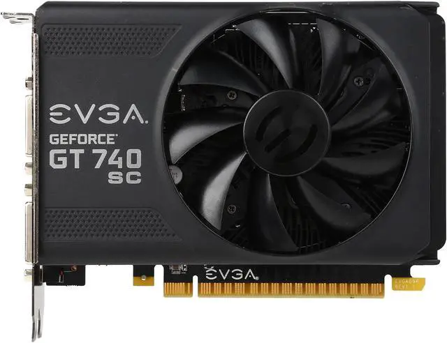 Refurbished: EVGA GeForce GT 740 Superclocked Graphics Card 01G-P4-3743 ...