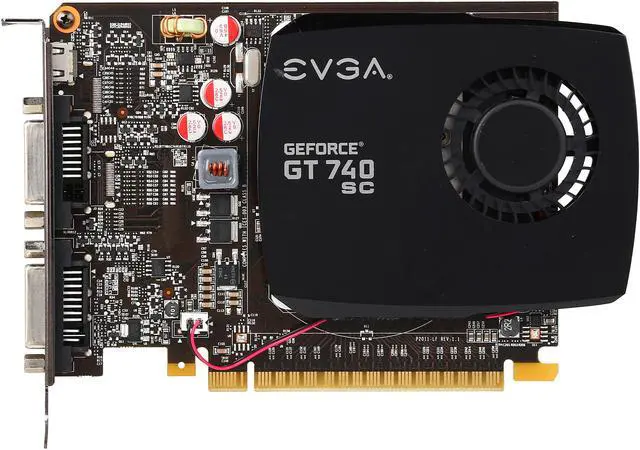 Refurbished: EVGA GeForce GT 740 Superclocked Graphics Card 04G-P4-2744 ...