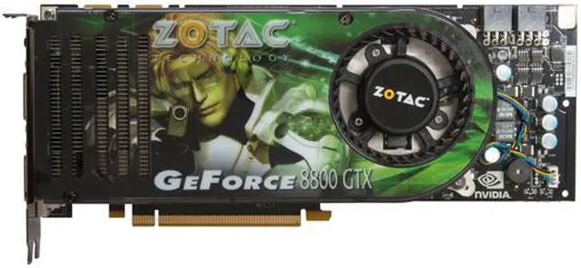 ZOTAC GeForce 8800 GTX Graphics Card ZT-88XE760-FSP - Newegg.com