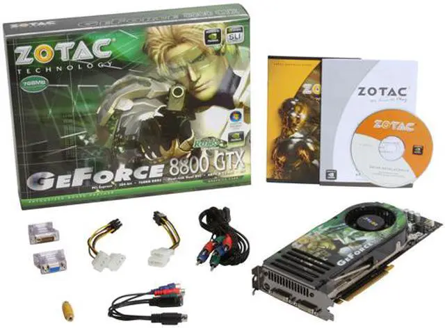 ZOTAC GeForce 8800 GTX Graphics Card ZT-88XE760-FSP - Newegg.com