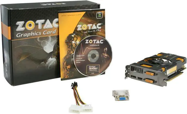 Refurbished: ZOTAC GeForce GTX 550 Ti (Fermi) Graphics Card ZT-50401 ...