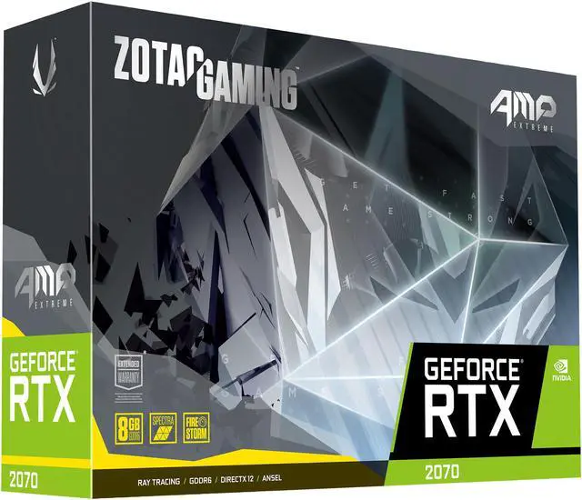 Open Box: ZOTAC GAMING GeForce RTX 2070 AMP Extreme 8GB GDDR6 256-bit ...