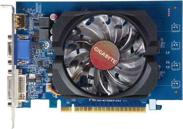 Refurbished: GIGABYTE Ultra Durable 2 Series GeForce GT 730 Graphics Card GV-N730D5-2GI REV2.0 ...