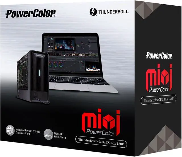 Open Box: PowerColor Mini - Thunderbolt 3 eGFX Enclosure for macOS ...