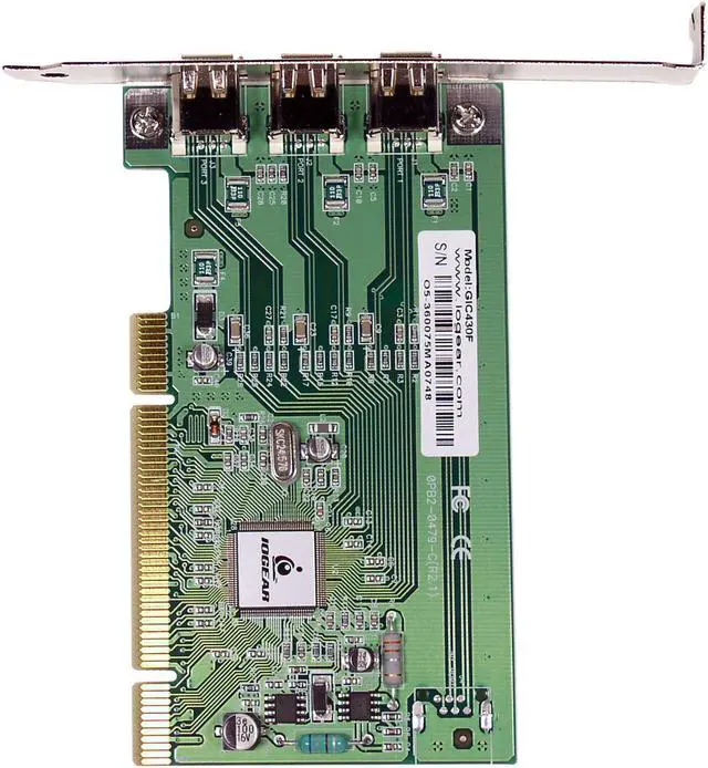 IOGEAR 3-Port FireWire PCI Card Model GIC430F - Newegg.com