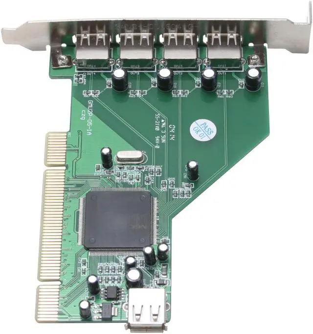 CP TECHNOLOGIES USB2.0 High Speed PCI Card Model CP-U2P-05 - Newegg.com