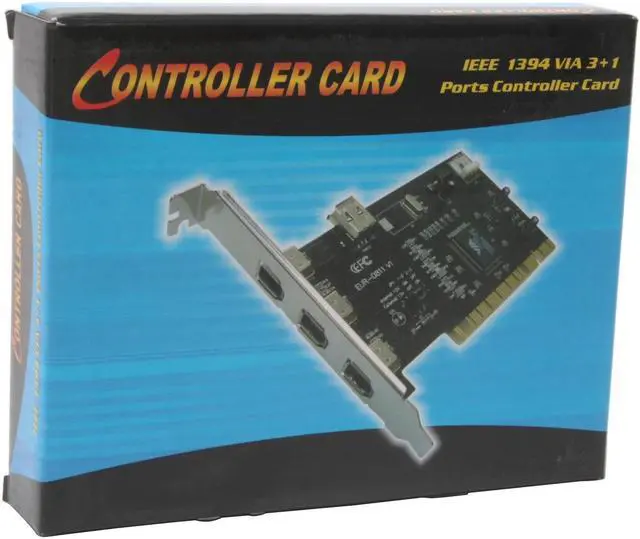 SABRENT Firewire PCI Host Controller Card Model SBT-VT6306 - Newegg.com