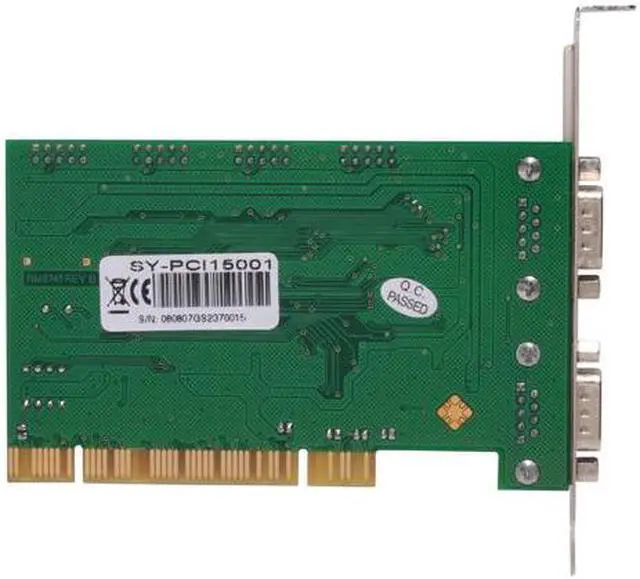 SYBA PCI 6 port Serial Card w/ Moschip MCS9845CV Model SY-PCI15001 ...