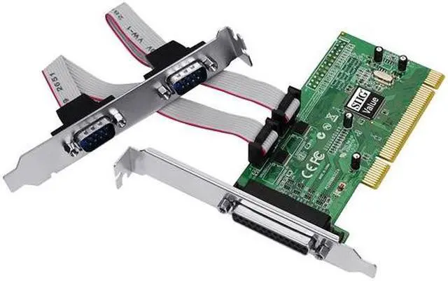 SIIG PCI board with 2 serial and 1 parallel ports Model JJ-P21111-S5 ...