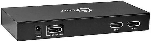 SIIG 2 Port Displayport Switch with Remote Control CE-DP0311-S1 ...