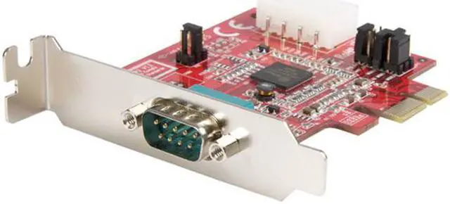 StarTech 1 Port Native PCI Express RS232 Serial Adapter Card with 16950 UART - Newegg.com