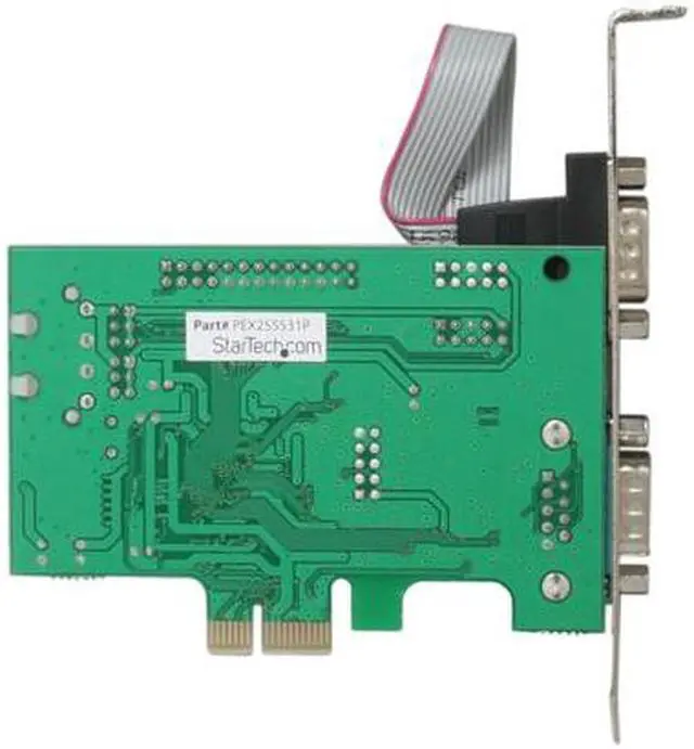 StarTech.com 2S1P Native PCI Express Parallel Serial Combo Card with 16550 UART Model PEX2S5531P ...