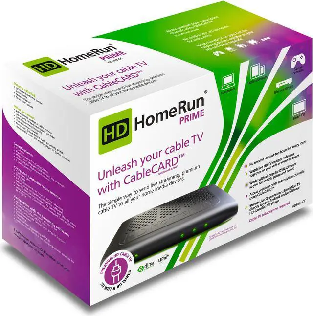 Open Box: SiliconDust HDHR3-CC HDHomeRun PRIME 3-Tuner US CableTV with CableCARD Stream Premium ...