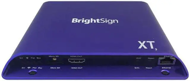 BrightSign XT243 XT Series Standard I/O Digital Signage Media Player ...
