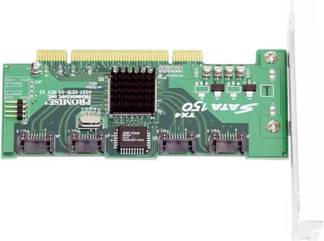 PROMISE SATA150 TX4 PCI SATA Controller Card - Newegg.com