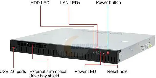 ASUS RS100-E4/PI2 1U Rackmount Barebone Server - Newegg.com