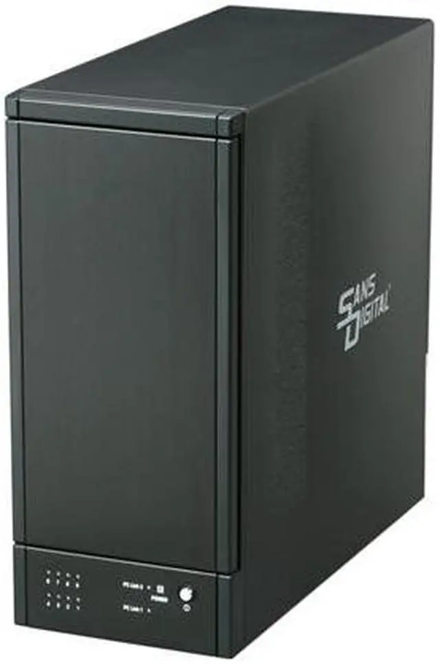 Sans Digital 8-Bay SAS/SATA RAID 5 Tower Storage Enclosure w/ 6G PCIe 2 ...