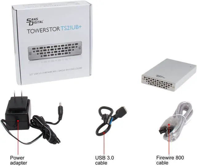 SANS DIGITAL TS21UB+ 1 Bay 2.5" Server Storage - Newegg.com