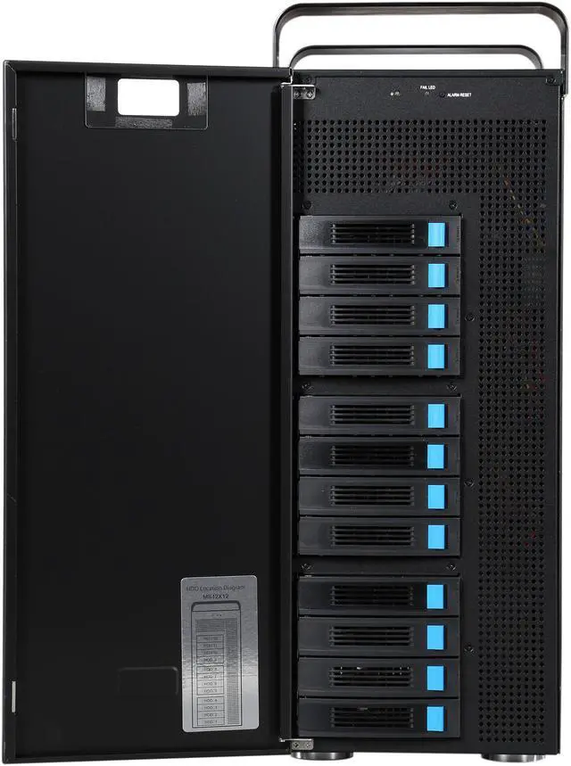 SANS DIGITAL MobileSTOR MS12X12 12 Bay SATA/SAS to 12G SAS Expander ...