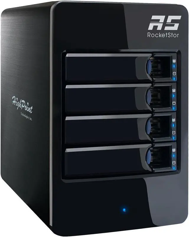 RocketStor 6314A - 4-Bay Thunderbolt 2 Hardware RAID Tower Enclosure ...