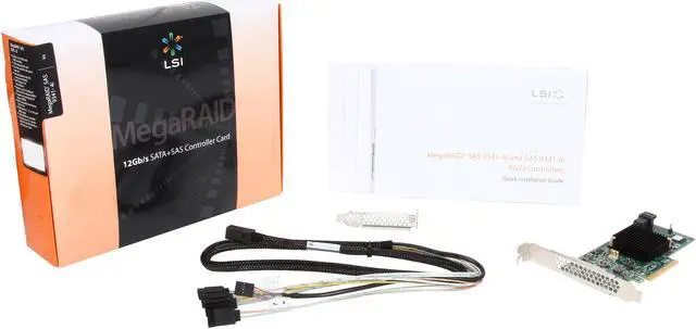 Open Box: LSI 9341 MegaRAID SAS 9341-4i (LSI00406) PCI-Express 3.0 x8 ...