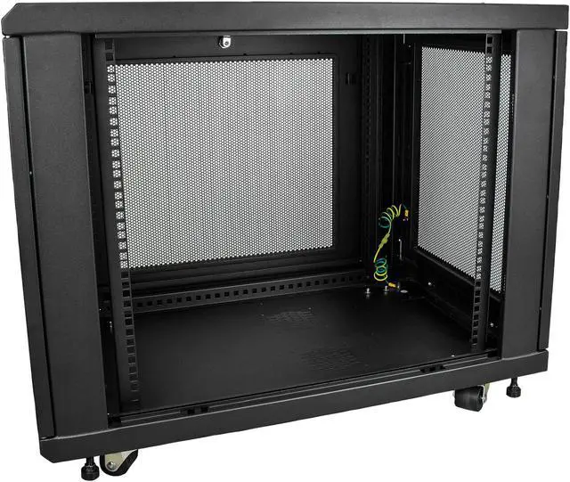 StarTech RK1233BKM StarTech.com Server Rack Cabinet - 12U - 31 in Deep Enclosure - Network ...