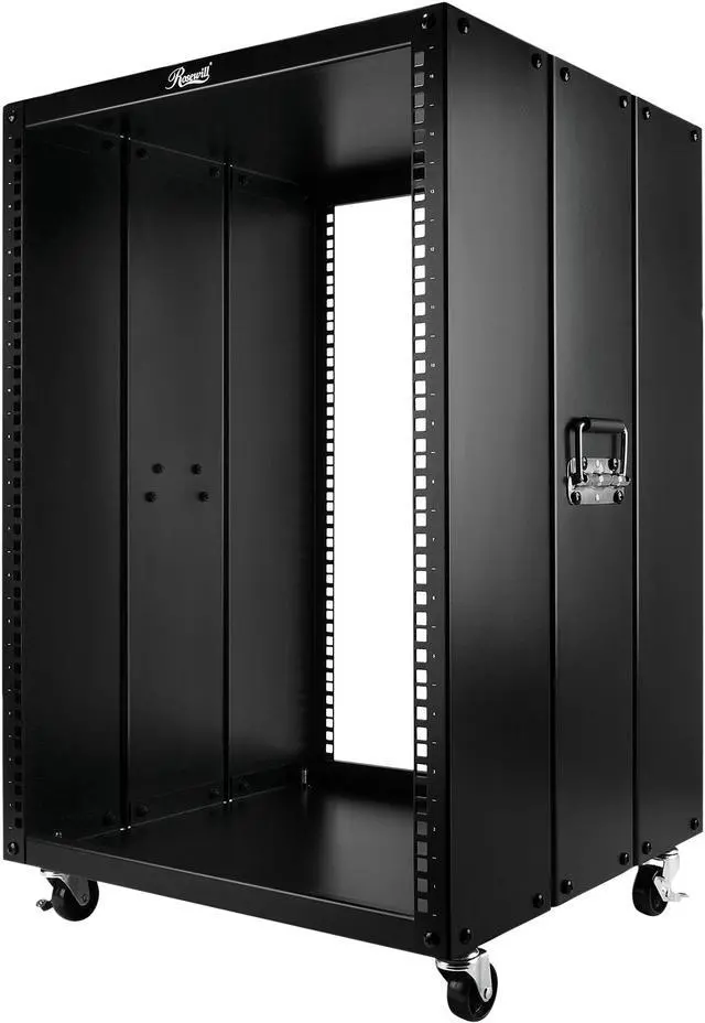 Open Box: Rosewill 15U Portable Open Server Rack Rolling Cabinet with ...
