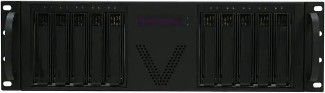NORCO DS-1000 10-bay 3U Hot-swap Rackmount eSATA RAID Hard Drive ...