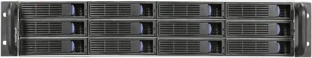 NORCO DS-12E External 2U 12 Bay 6G SAS / SATA III Expander Rackmount ...