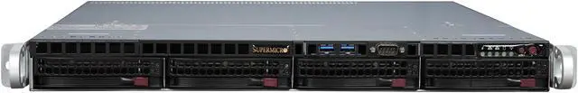 SUPERMICRO SYS-5019S-M2 1U Rackmount Server Barebone - Newegg.com