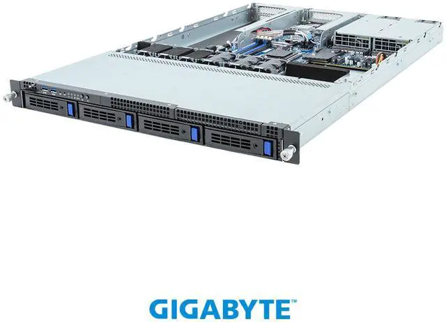 GIGABYTE R133-C10-AAA1 Rack Server - AMD Ryzen™ 7000 - 1U UP 4-Bay SATA ...