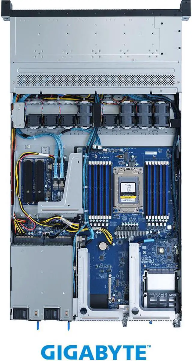 GIGABYTE R162-ZA2 1U Rackmount Server Barebone - Newegg.com